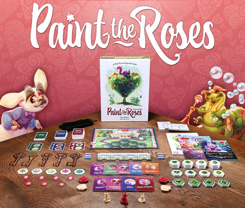 Paint the Roses a cooperative Alice in Wonderland Board Game